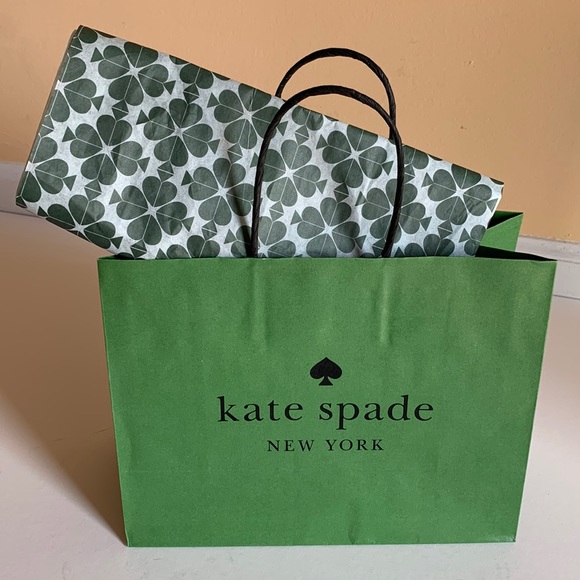kate spade | Bags | Kate Spade Shopping Bag And Tissue Paper | Poshmark